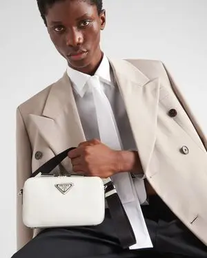Prada Brique Saffiano Leather Bag