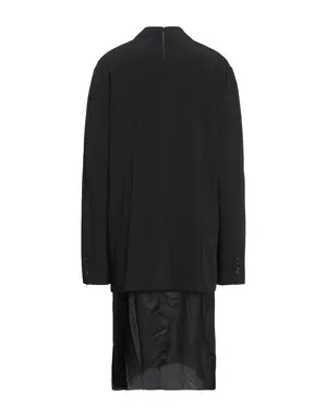 Balenciaga Solid Color Satin Long Sleeve Dress