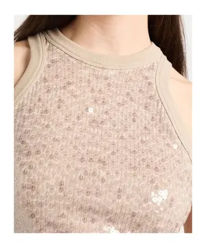 Brunello Cucinelli Crew Neck Sequin Vest