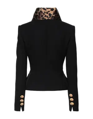 Dolce & Gabbana Leopard Brocade Jacquard Coat