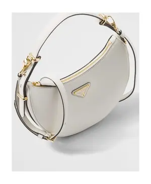 Prada Arqué Small Leather Shoulder Bag