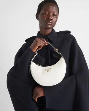 Prada Arqué Small Leather Shoulder Bag