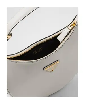 Prada Arqué Small Leather Shoulder Bag