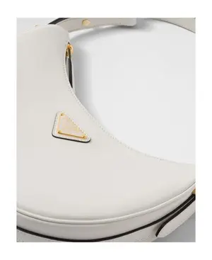 Prada Arqué Small Leather Shoulder Bag