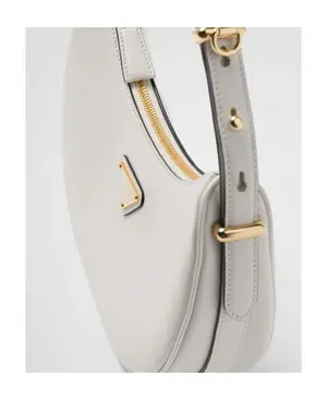Prada Arqué Small Leather Shoulder Bag