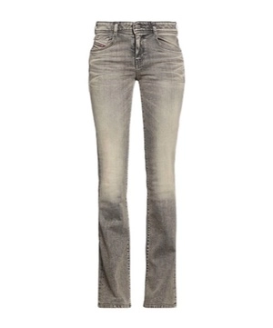 DIESEL® Diesel Stretch Denim Flared Pants Gray