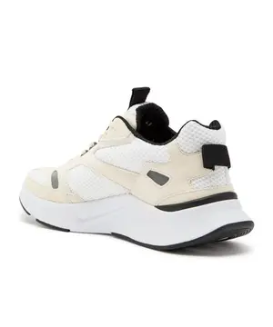 Valentino Garavani Mesh And Suede Lace-up Sneakers