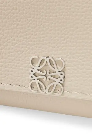 Loewe Continental Wallet In Pebble Grain Calf