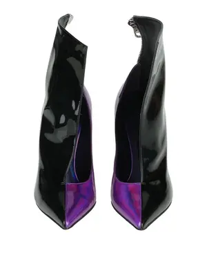 Dolce & Gabbana Two-tone Patent Leather Ankle Boots