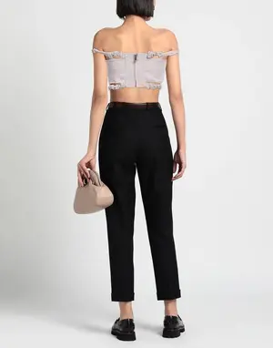 GANNI Deep Neckline Crop Top
