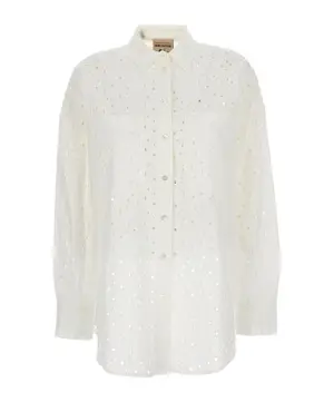SEMICOUTURE Long-sleeved Shirt With Cut-out Detail