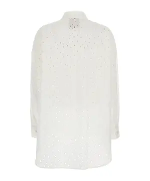 SEMICOUTURE Long-sleeved Shirt With Cut-out Detail