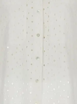 SEMICOUTURE Long-sleeved Shirt With Cut-out Detail