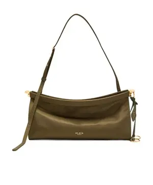 Alaïa Nylon Shoulder Bag - Brown