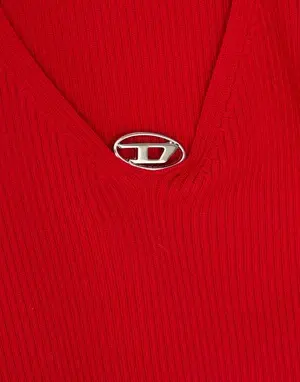DIESEL® Solid Color Wool Knit Sweater