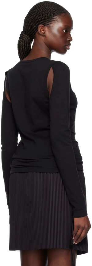 Helmut Lang Cut-out Fine-knit Jumper