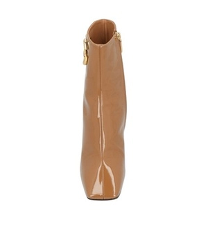 Dolce & Gabbana Square-toed Patent Leather Ankle Boots