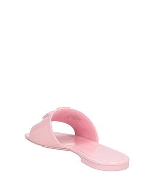 Tory Burch Patent Leather Logo Slippers