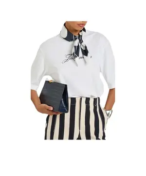 Jacquemus Polka Dot Heart Silk Scarf