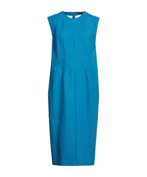 Sportmax Sleeveless Round Neck Dress - Blue