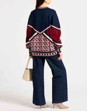 Dolce & Gabbana Logo Print French Terry Crewneck Sweatshirt