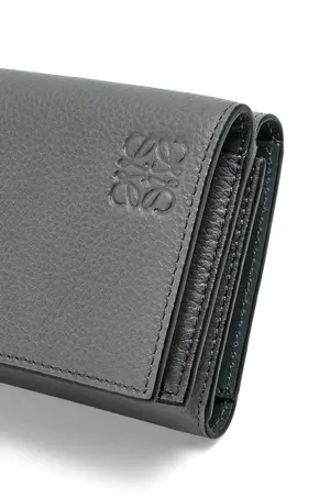Loewe Trifold Wallet In Soft Grained Calfskin