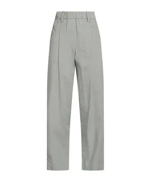 Brunello Cucinelli Solid Color Tapered Trousers - Gray