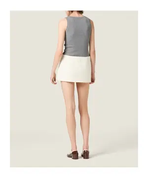 Miu Miu Ribbed Tank Top