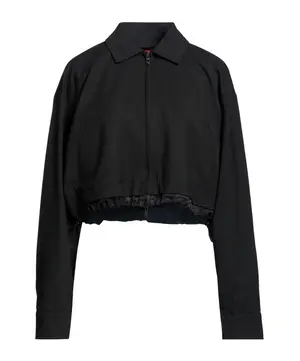 DIESEL® Solid Color Casual Jacket - Black