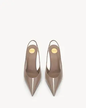 Saint Laurent Open-toe High-heeled Slingback Sandals