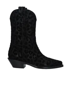 Dolce & Gabbana Sequin Cowboy Ankle Boots