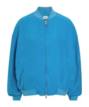 Versace Poplin Bomber Jacket - Blue