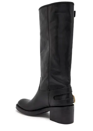 Chloé Grain Leather High Boots