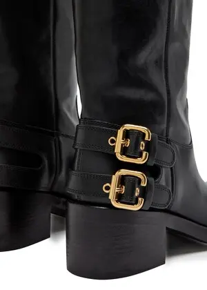 Chloé Grain Leather High Boots