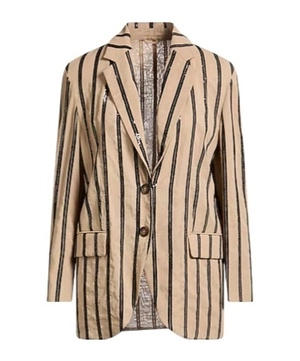Brunello Cucinelli Striped Sequined Blazer