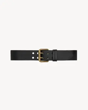 Saint Laurent Double-pin Buckle Belt - Black