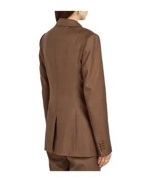 Gabriela Hearst Double-breasted Wool And Silk-blend Blazer