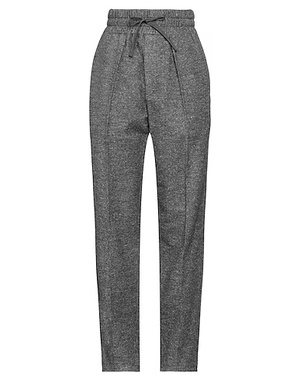 Isabel Marant Étoile Solid Color Flannel Trousers - Black
