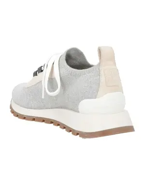 Brunello Cucinelli Round Toe Low-top Lace-up Sneakers