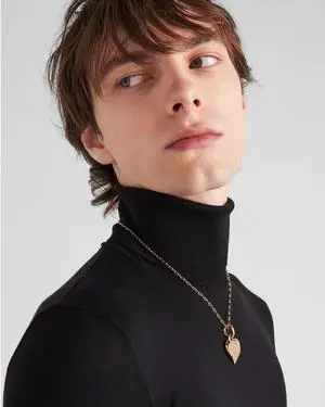 Prada Eternal Gold Small Pendant Necklace In Gold