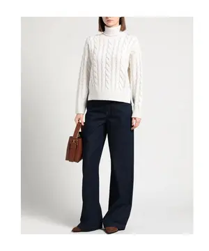 Brunello Cucinelli Long-sleeve Cable Knit Turtleneck Sweater