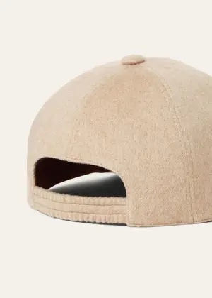 Loro Piana Logo-embroidered Wool Cap