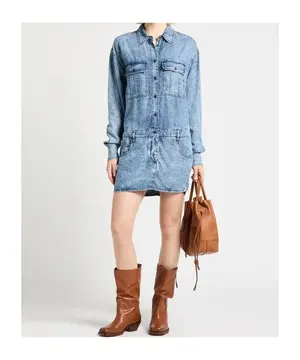 Isabel Marant Étoile Long-sleeve Denim Dress