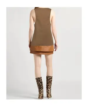 Saint Laurent Sleeveless Gabardine Top
