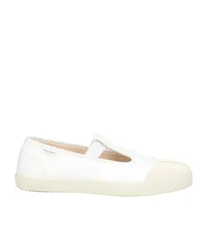 MAISON MARGIELA Two-tone Ballet Flats With Elasticated Strap