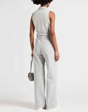 Brunello Cucinelli Solid Color Stretch Fabric Top