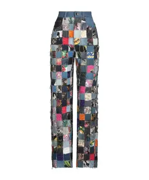 Dolce & Gabbana Patchwork Straight-leg Jeans