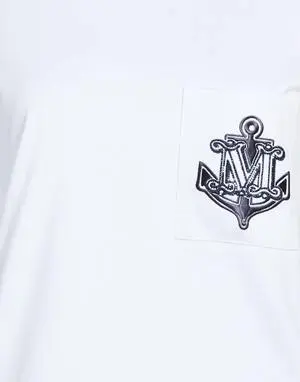 Max Mara Logo Crew Neck T-shirt - White