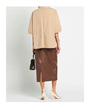 Max Mara Short-sleeved Shawl With Buttons