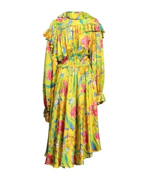 Balenciaga Printed Long Sleeve Dress